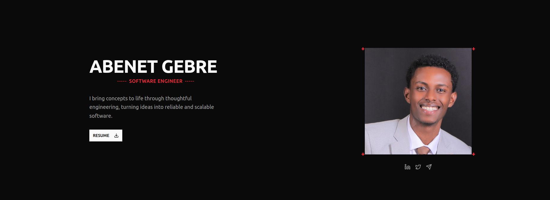 Abenet Gebre | Software Engineer | Portfolio